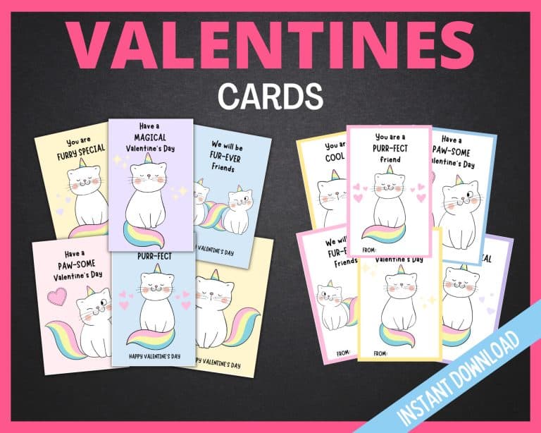 Kids Valentines Day Cards - Fun Family Vibes